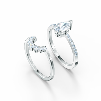 Buy Swarovski Stackable rings for women | Swarovski Official Kuwait